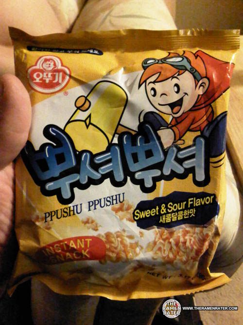 #239: Ottogi Ppushu Ppushu Sweet & Sour Flavor Instant Snack - THE ...