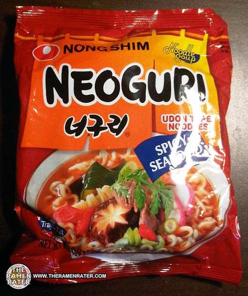 Re-Review: Nongshim Neoguri Udon Type Noodles Spicy Seafood Noodle Soup ...