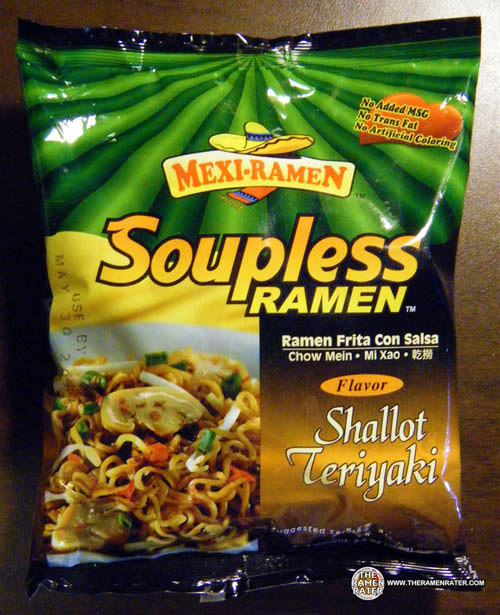 #500: Mexi-Ramen Soupless Ramen Shallot Teriyaki Flavor - THE RAMEN RATER