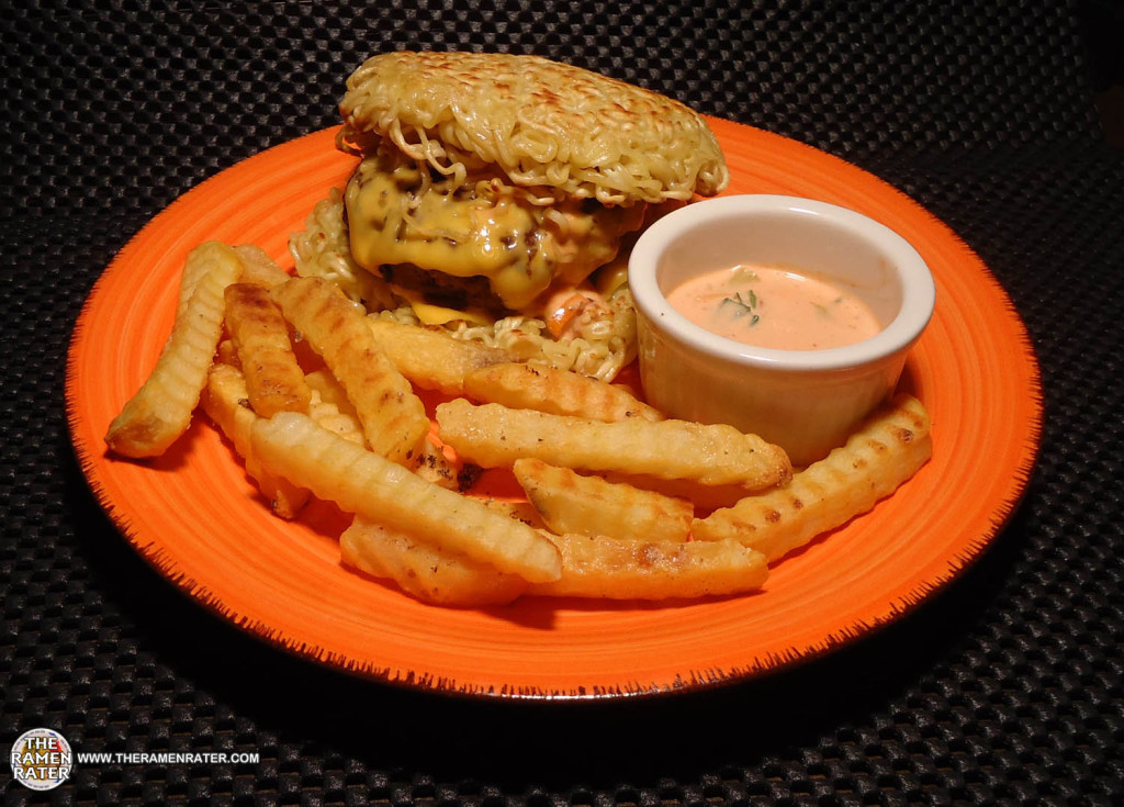 The Ramen Rater Reviews The Red Robin 'Red Ramen Burger' - The Ramen Rater