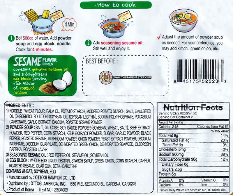 Sesame Ramen Instant at Joel Norris blog