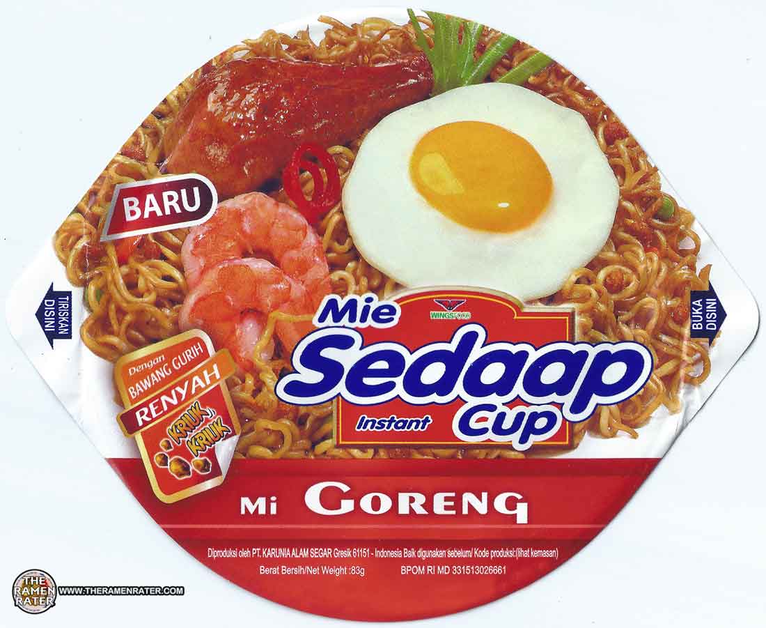 #1737: Mie Sedaap Instant Cup Mi Goreng - The Ramen Rater