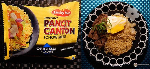 TIL that the yellow Lucky Me Pancit Canton is supposed to be Chow Mein ...