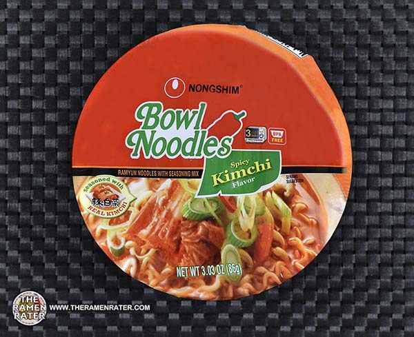 #4552: Nongshim Bowl Noodles Spicy Kimchi - USA