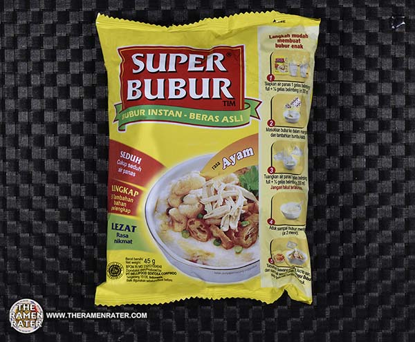 #4597: Super Bubur Rasa Ayam - Indonesia - THE RAMEN RATER