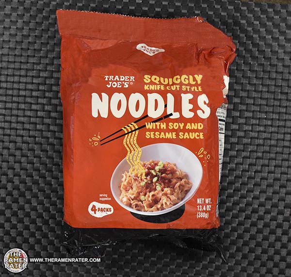 #4654: Trader Joe's Squiggly Knife-Cut Noodles Soy & Sesame Sauce - USA