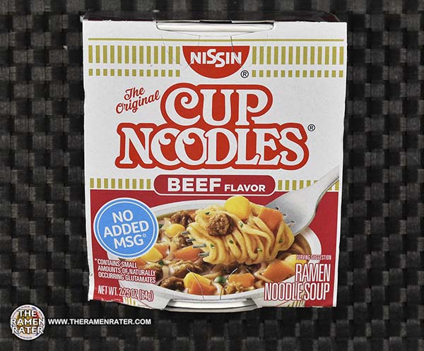 #5165: Nissin Cup Noodles Beef Flavor Ramen Noodle Soup - USA