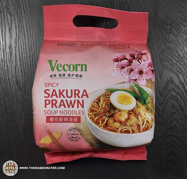 #5213: Vecorn Spicy Sakura Prawn Soup Noodles - Singapore - THE RAMEN RATER