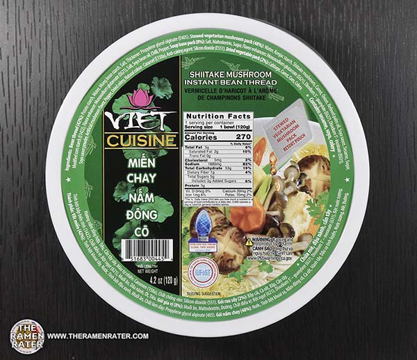 #5318: Viet Cuisine Shiitake Instant Bean Thread - Vietnam - THE RAMEN ...